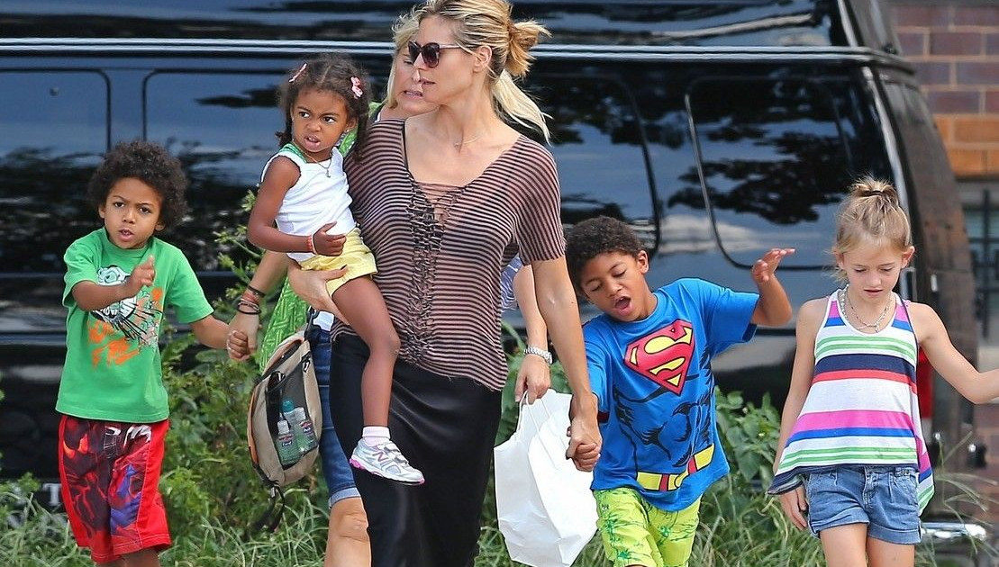 Η Heidi Klum δίνει ένα δολάριο την ημέρα στα παιδιά της για να πίνουν ...