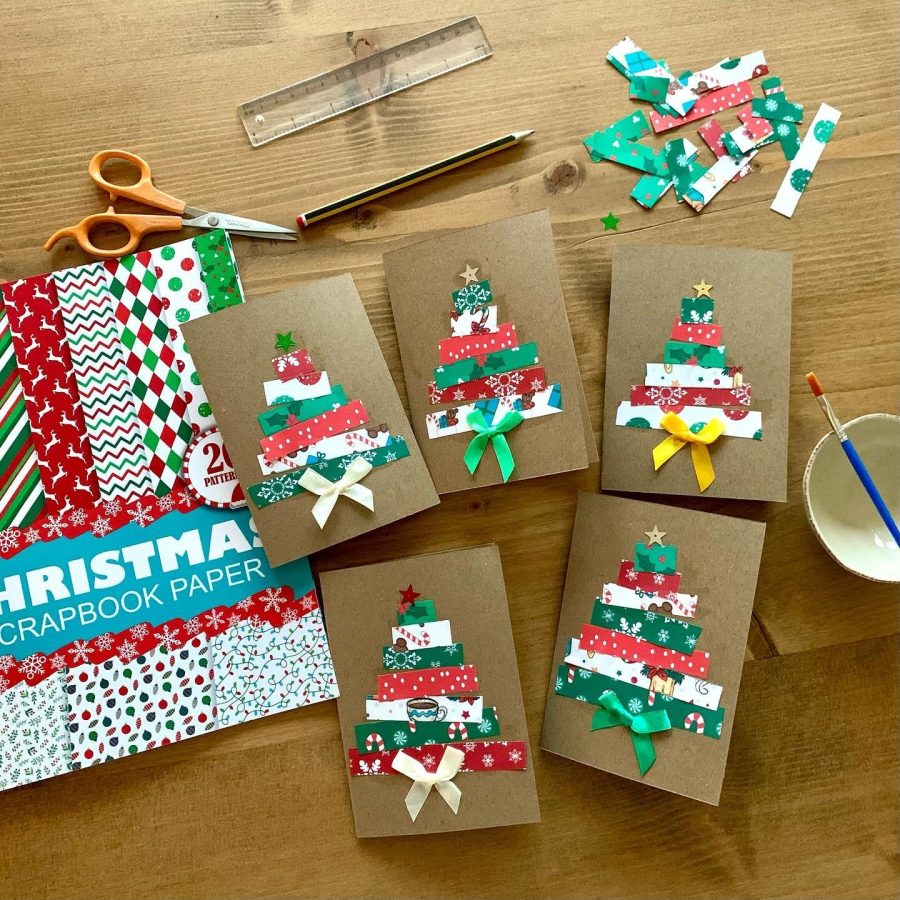 Φτιάξτε πρωτότυπες χριστουγεννιάτικες κάρτες με ελάχιστα υλικά ...